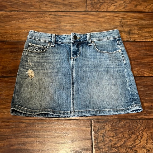 PAIGE | Skirts | Paige Demin Mini Skirt Malibu Mini | Poshmark